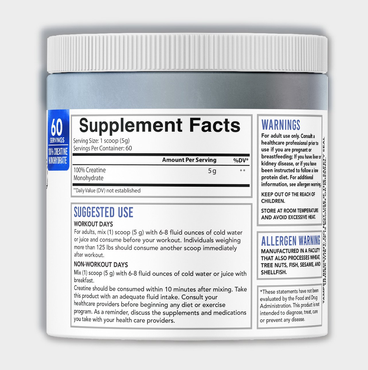 Creatina Monster Test | 300 grs - 60 Serv